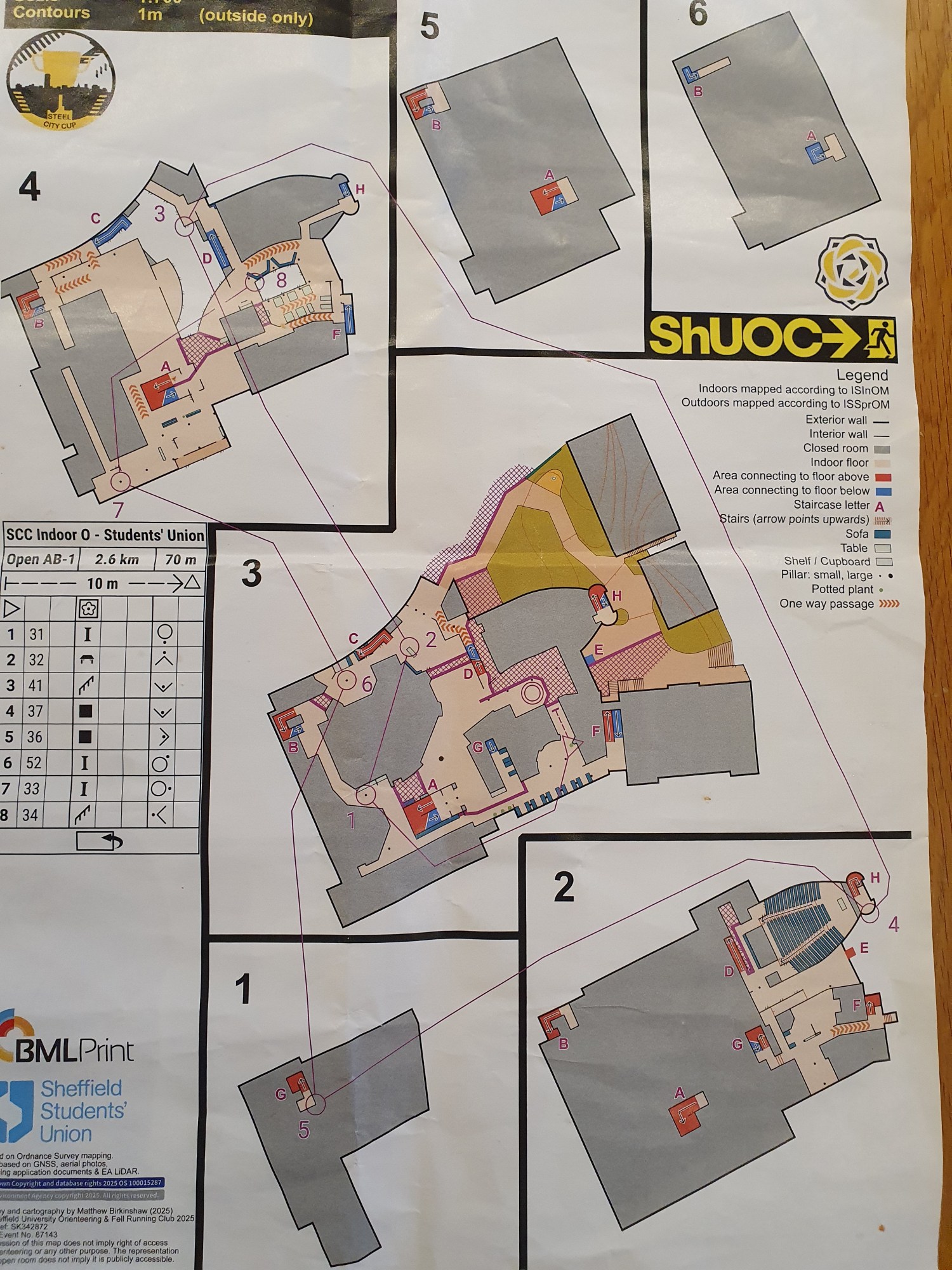 Indoor Orienteering in Sheffield – Border Liners Orienteering Club